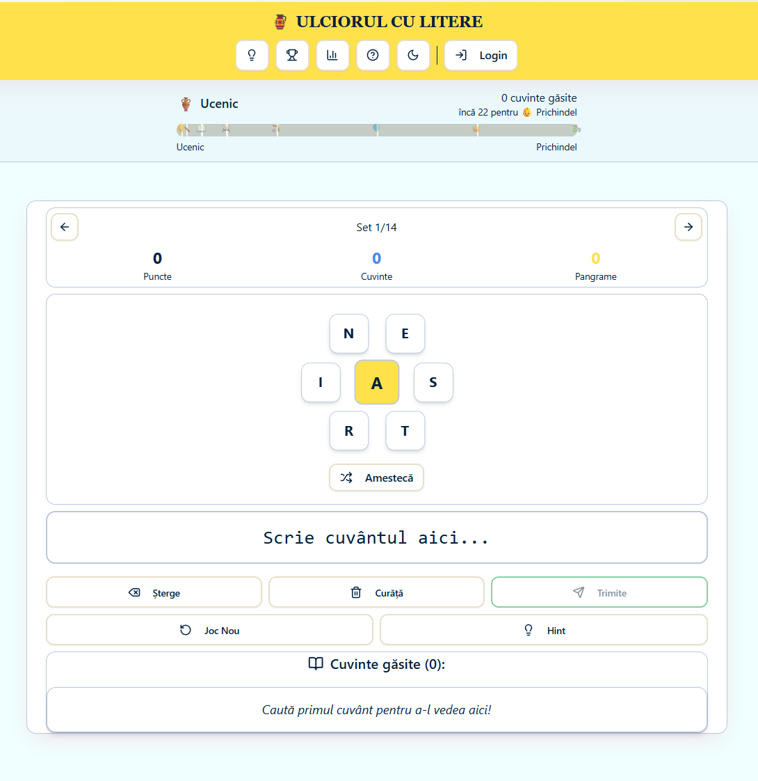 🏺 Ulciorul cu Litere - Jocul tradițional românesc